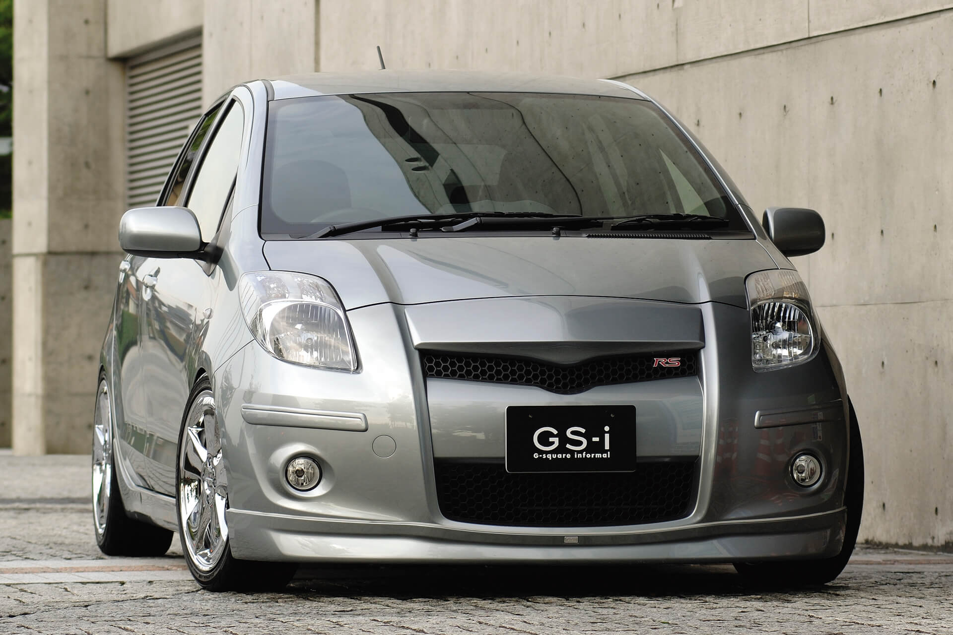 GS-i Vitz-RS フロントスポイラー | アルミホイール・エアロパーツ・カー用品・のG-CORPORATION（ジーコーポレーション）